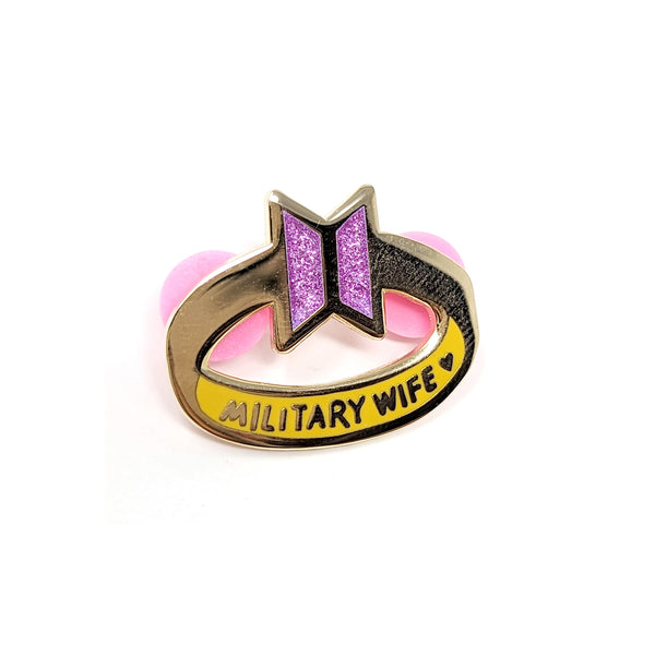 Military Wife Enamel Pin – Le Petit Elefant